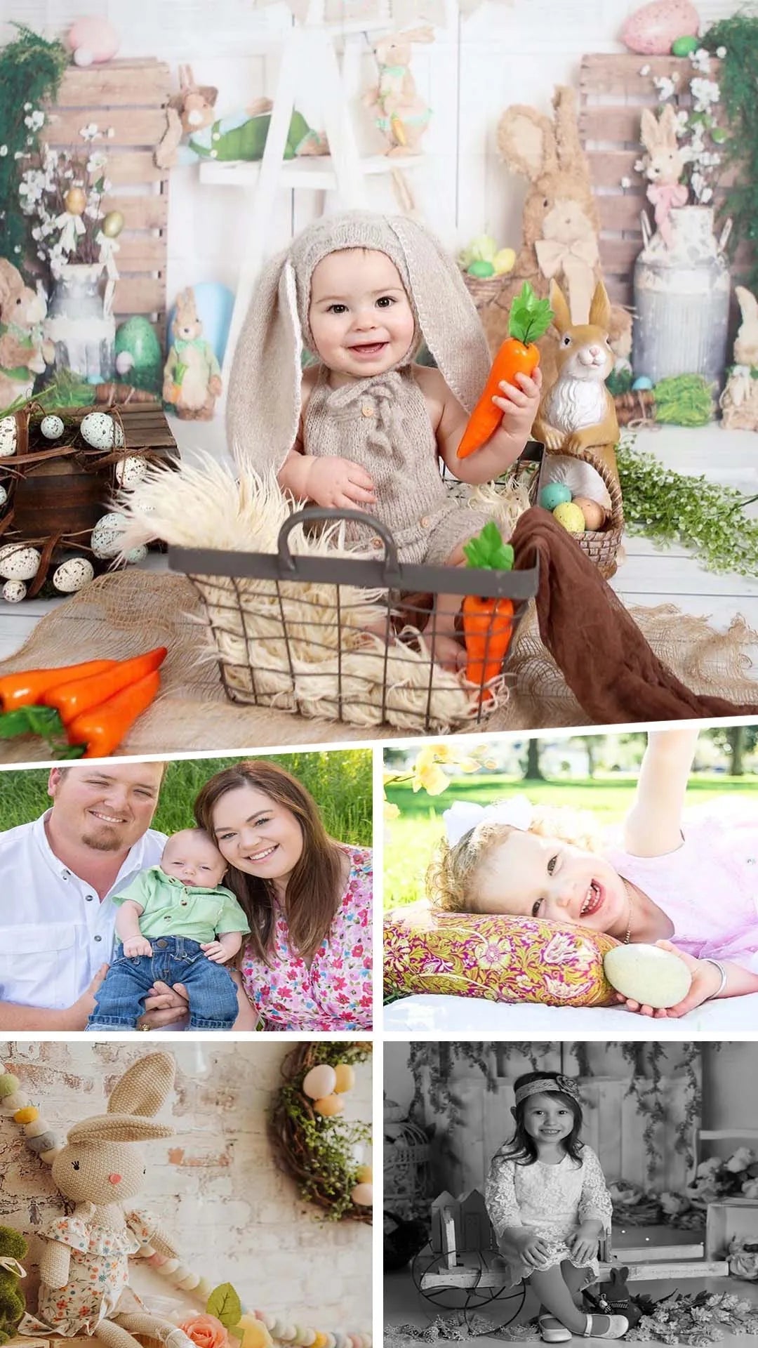 7 beautiful easter and spring mini session ideas for toddlers in 2024 – Gatsby Backdrop