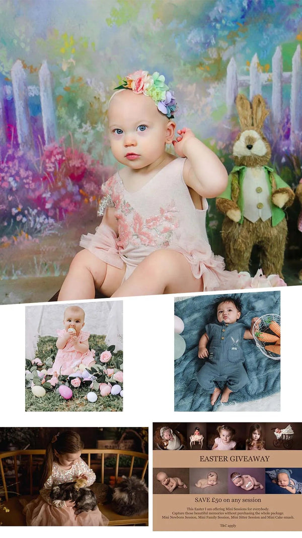 7 awesome easter mini session ideas – Gatsby Backdrop