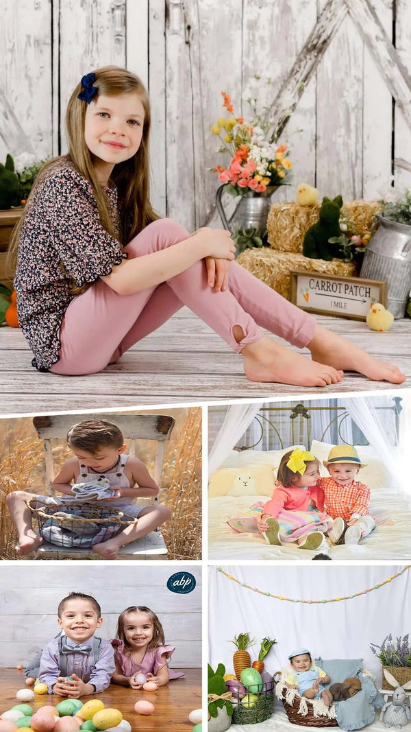 7 awesome easter mini session photoshoot ideas for kids in 2024 – Gatsby Backdrop