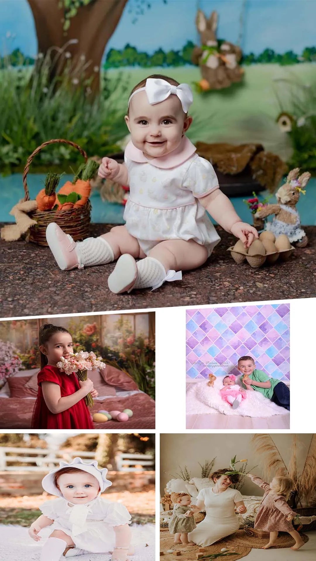 7 awesome easter mini sessions for family in 2024 – Gatsby Backdrop