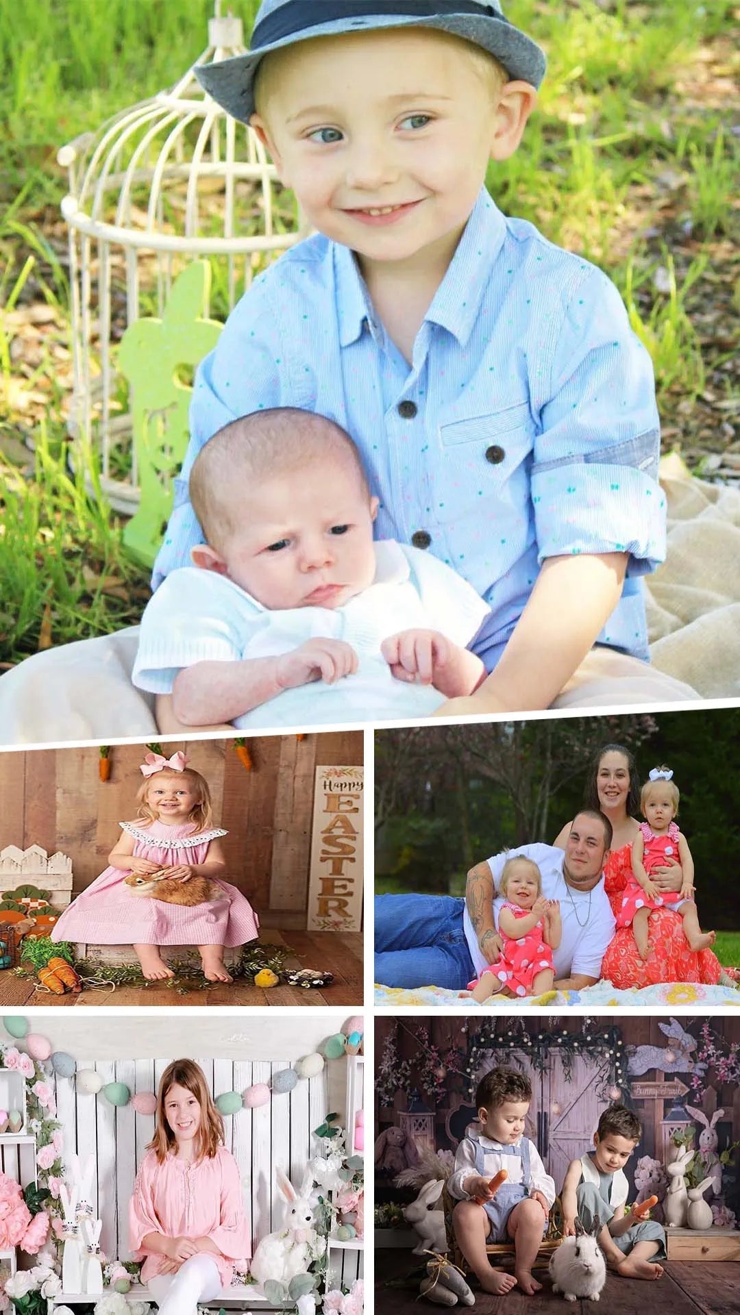 7 awesome easter photography ideas for family in 2024 – Gatsby Backdrop