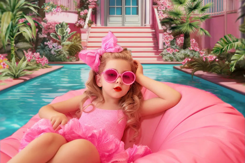 Barbie Dream House Theme Backdrop – Gatsby Backdrop