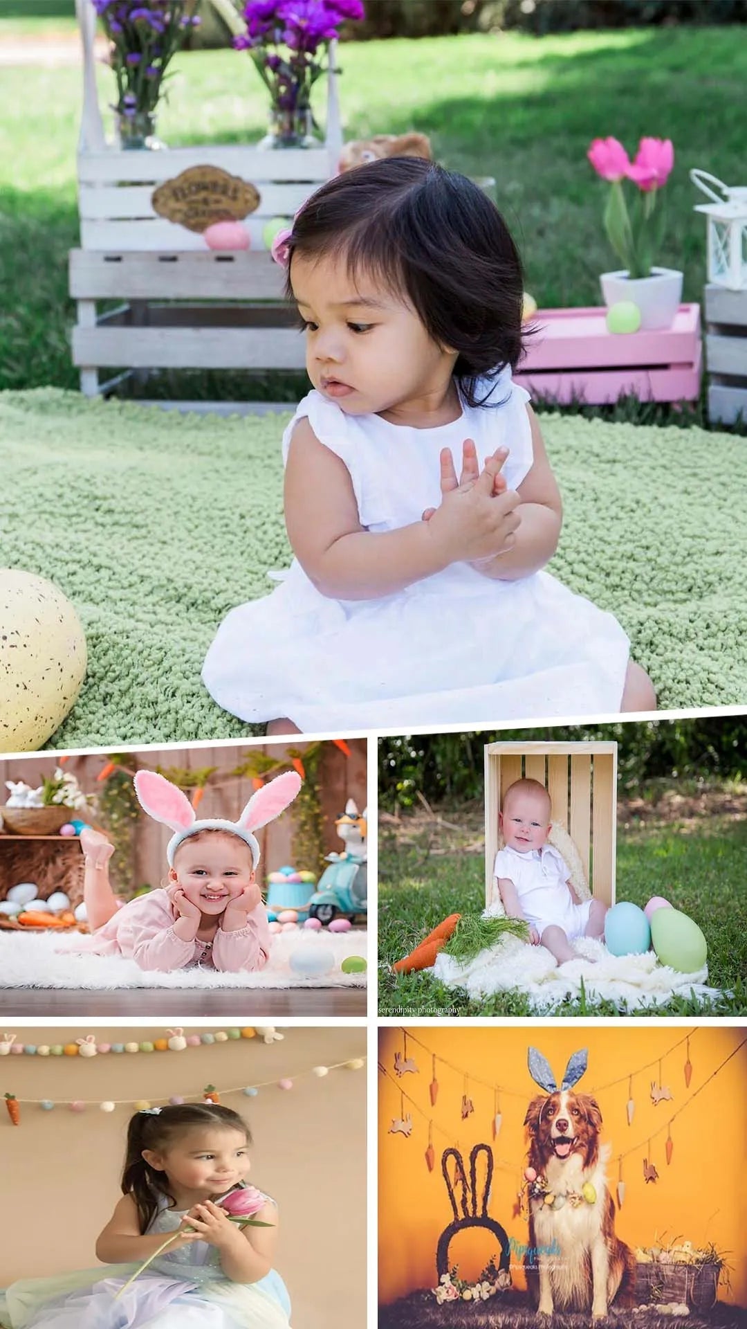 Easter Egg Hunt Adventures： Photographing the Excitement – Gatsby Backdrop