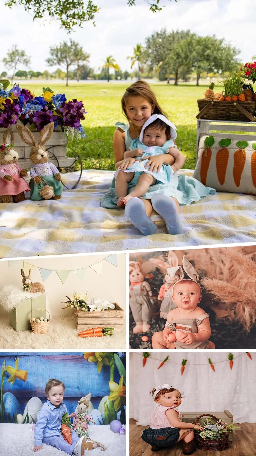 Pastel Perfection： Dreamy Easter Photo Shoot Ideas – Gatsby Backdrop
