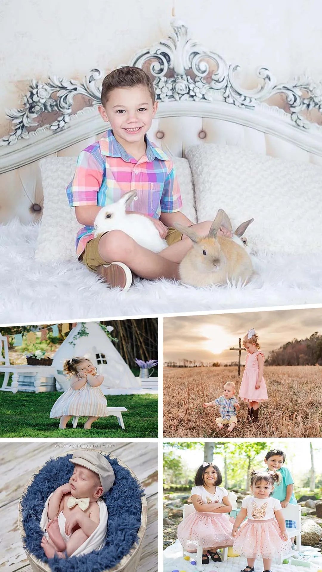 Spring Fever： Vibrant and Lively Easter Photoshoot Ideas – Gatsby Backdrop