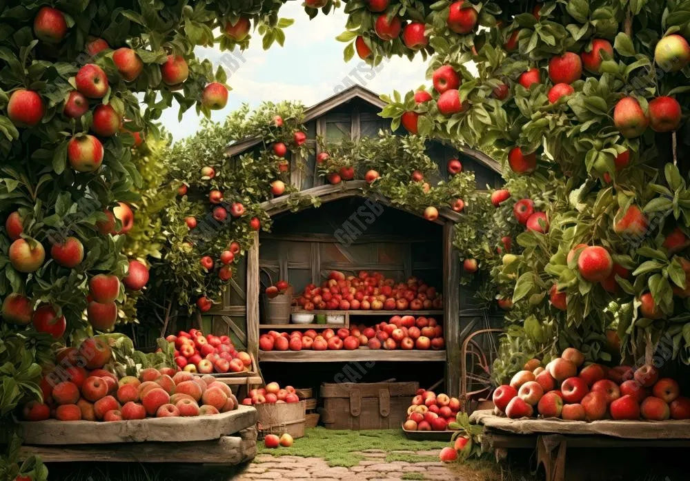 Apple Orchard Farm Backdrop – Gatsby Backdrop