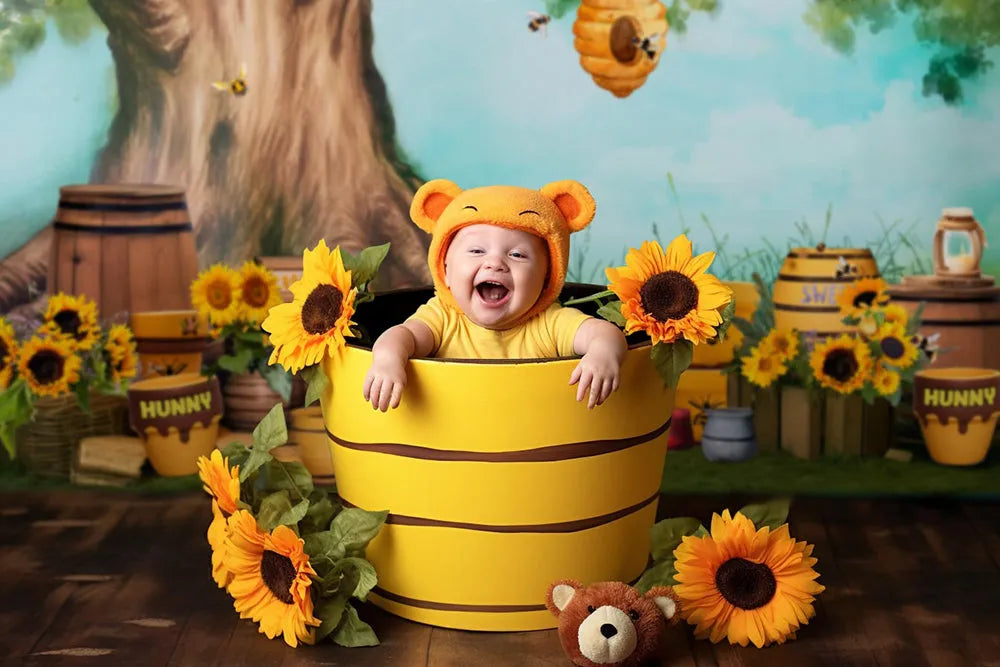 Bees and Honey Backdrop – Gatsby Backdrop
