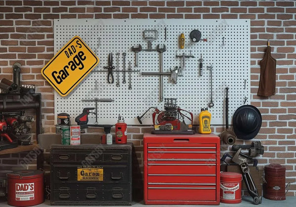 Carage Tool Room Backdrop – Gatsby Backdrop