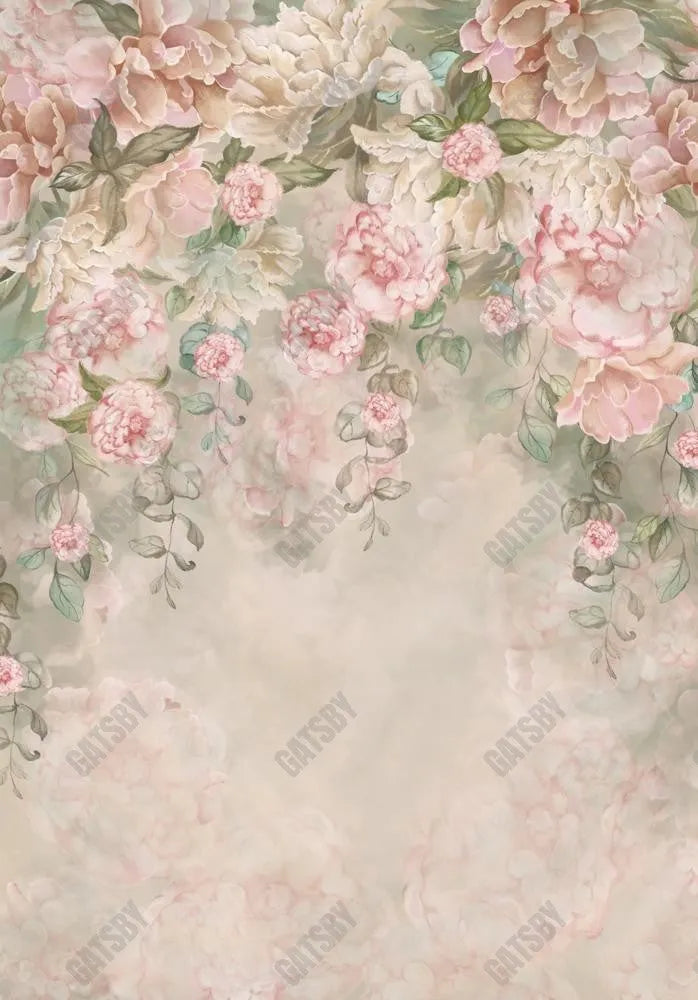 Floral Art Photography Backdrop GBSX-99780 – Gatsby Backdrop