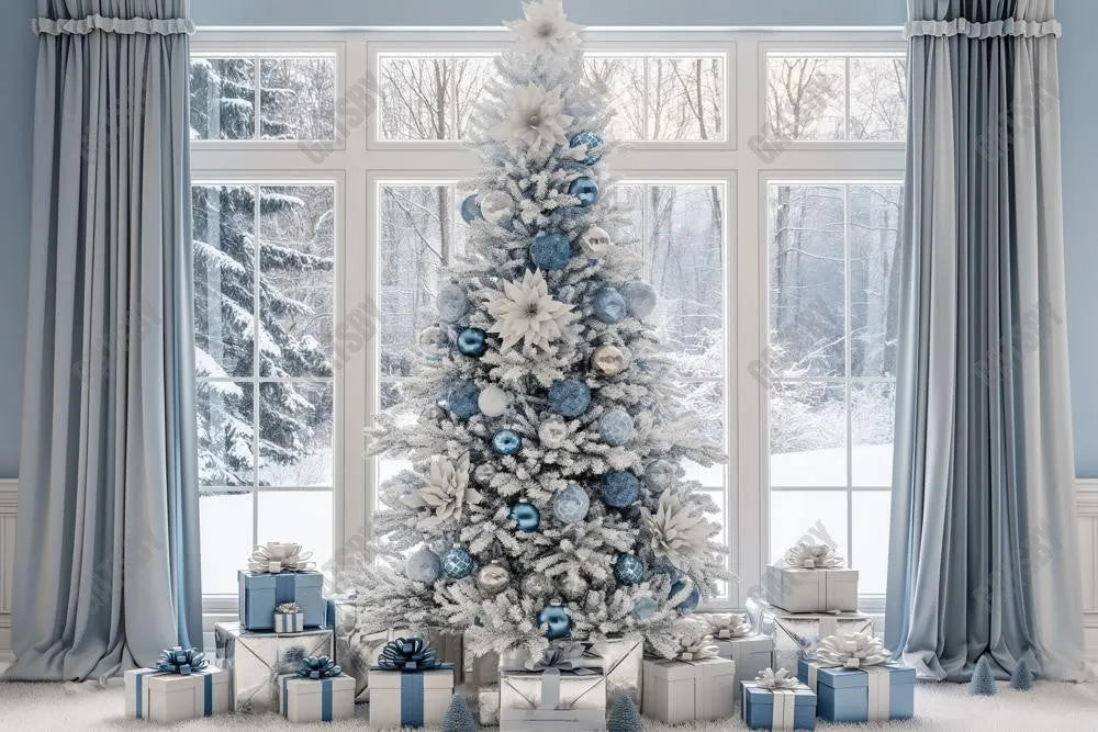Gatsby Blue Christmas Photography Backdrop Gbsx-00621 – Gatsby Backdrop