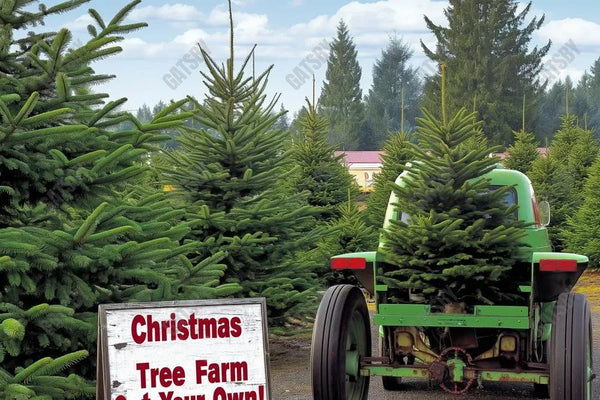 Gatsby Christmas Trees Farm Photography Backdrop Gbsx-00623 – Gatsby ...