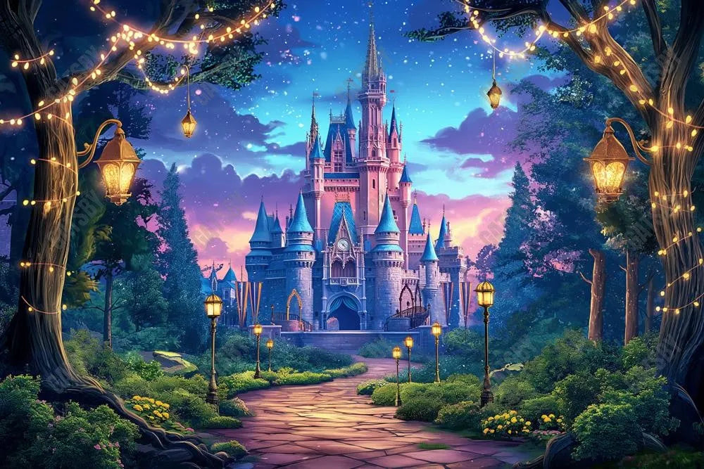 Gatsby Fairytale Forest Castle Photography Backdrop Gbsx-00579 – Gatsby ...