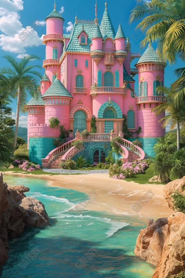 Gatsby Summer Beach Dream House Photography Backdrop Gbsx-00316 ...