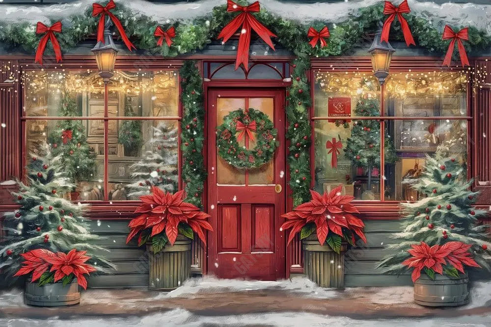 Gatsby Winter Bloom Mall Photography Backdrop Gbsx-00879 – Gatsby Backdrop