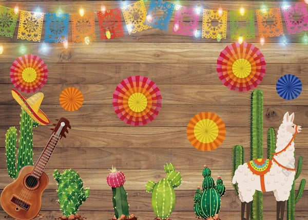 Mexican Fiesta Theme Photography Backdrop – Gatsby Backdrop