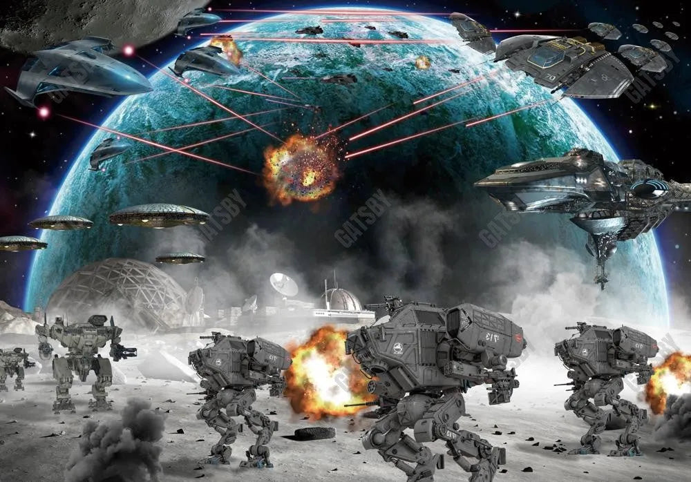 Space Wars Photography Backdrop GBSX-99909 – Gatsby Backdrop