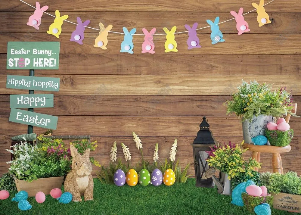 Spring Happy Easter Theme Photography Backdrop – Gatsby Backdrop
